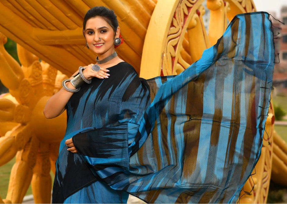 Ikkat Handloom Sarees - Buy Ikkat Sarees Upto 40% OFF – Dailybuyys