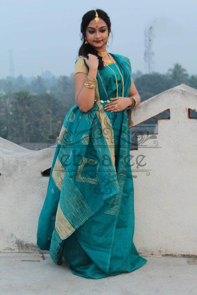 Handloom Ghicha Sarees - Bengal Ghicha Handloom Sarees New Patterns ...